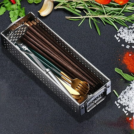 Silverware Drawer Storage Box and Drainer Design Utensil Storage ...