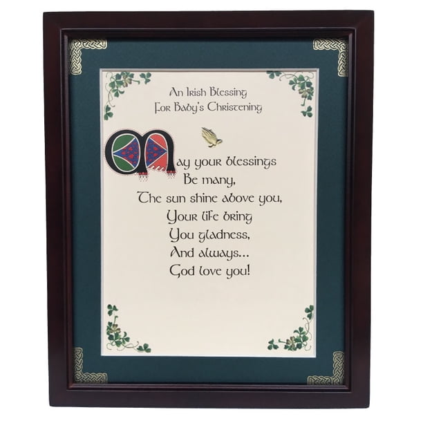 Christening - Irish Blessing for Baby - 8x10 Blessing - Walmart.ca
