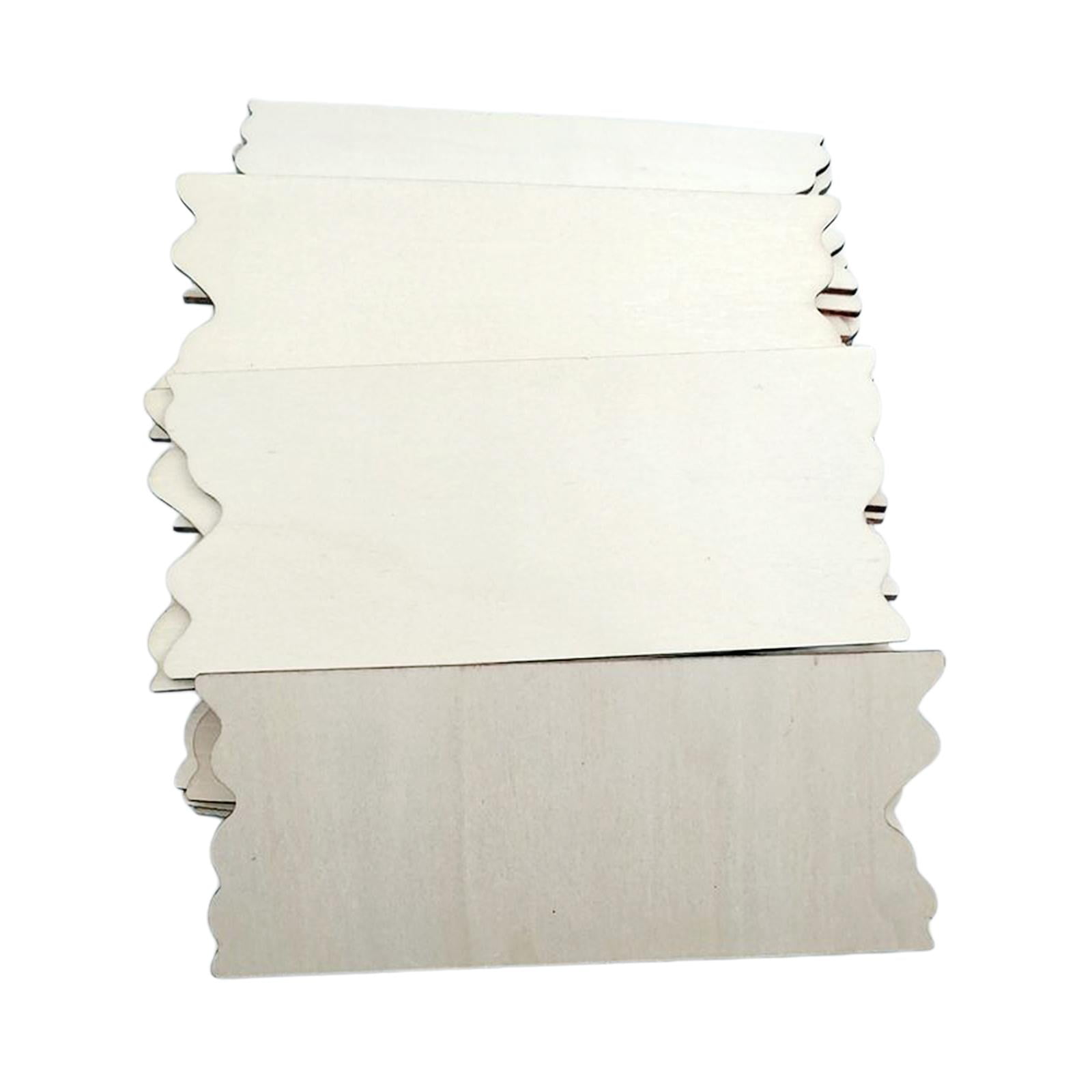 24x Wood Plaques Bulk Blank Cutout with Jagged Edge painting - Walmart.com