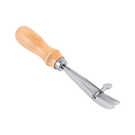 Redempat Leather Scriber Scribe Tool Portable Wood Handle Edge Creaser ...