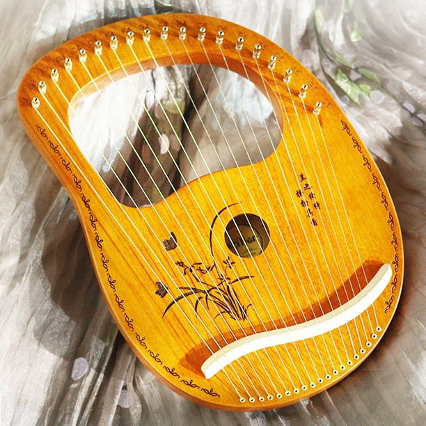 Lira de placa única de 19 cuerdas, instrumento musical fácil de ...