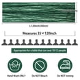 Cheesecloth Table Runner Dark Green 35" x 120" Party Decor - Walmart.com