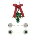 Hanging Mistletoe Christmas Building Set, Xmas Ornaments Home ...