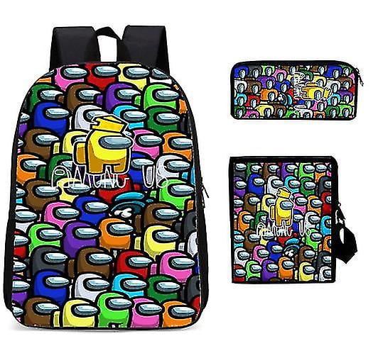 Among Us Visor Backpack Kids Rucksack Crewmate Back To School Bag A ...