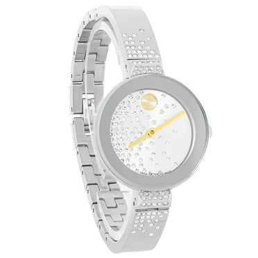 Movado Bold Evolution Women's Watch, Silver Stainless Steel, 3600821 ...