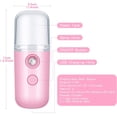 2 Pieces Nano Facial Mister 30 ml Mini Face Humidifier Portable Facial ...