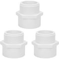 MINSUI-3Pack 2" PVC Male Adapter Pipe Fittings, 2-Way PVC Hose Adapter ...