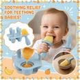 Baby Teething Popsicle Molds with Soft Silicone Handles and Food Grade ...