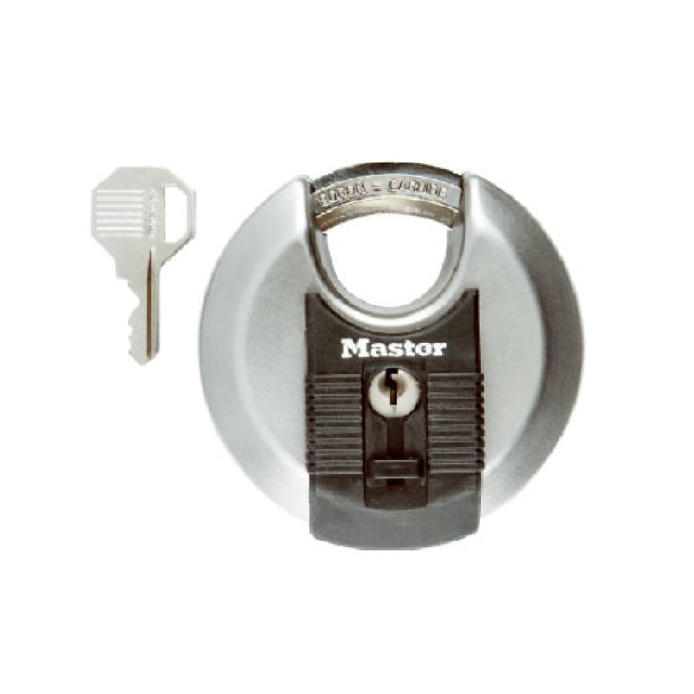 New Master Lock M50XKADCCSEN Disc Lock Padlock, Stainless Steel ...