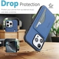 Case for iPhone 16 Pro, Luxury Ultra Thin Vintage PU Leather Phone ...