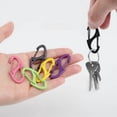 10/20/30 PCS S Double Sided Mini Carabiner Clip Small Dual Wire Gate ...
