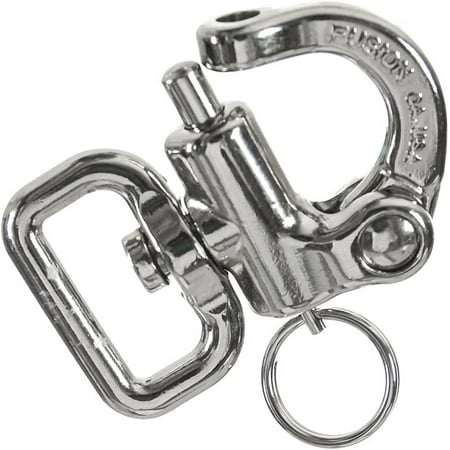 Fusion Climb FP-2995-SIL Quick Release Swivel Snap Shackle Pull-Lock ...