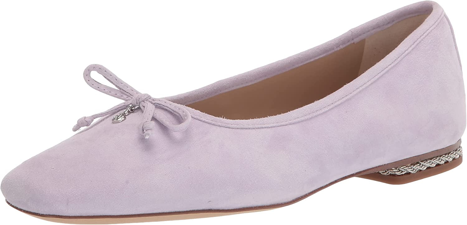 Sam Edelman Marisol Misty Lilac Pointed Toe Slip On Classic Leather ...