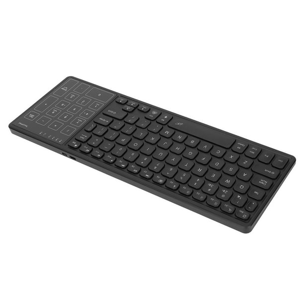 Keyboard, 2.4Ghz Keyboard With Numeric Touchpad Portable RGB Backlit ...