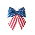 CaiTeLin 4th Of July Cloth Bow Ornament, Red White Blue Patriotic ...