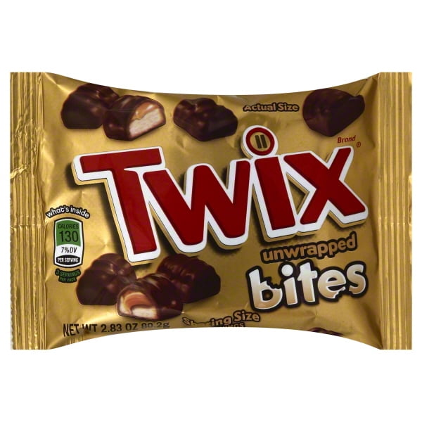 Twix, Caramel Milk Chocolate Bites - Walmart.com