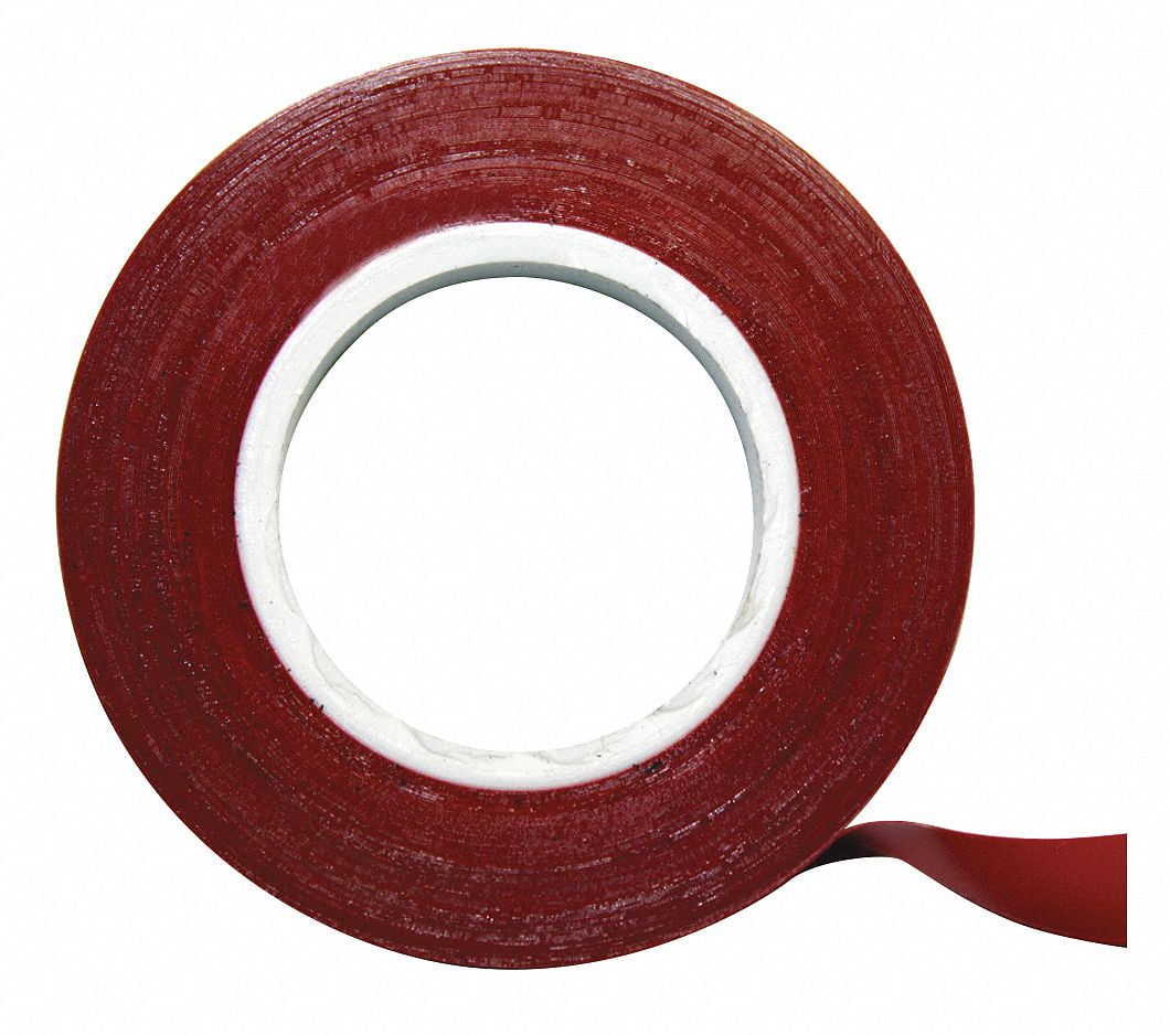Magna Visual Chart Tape,1/4 In W x 27 Ft L,Red CT8-R - Walmart.com