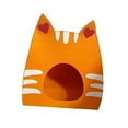 EHJRE Cat House Sturdy Foldable Cat Hut Privacy Cave 15.75inchx11 ...