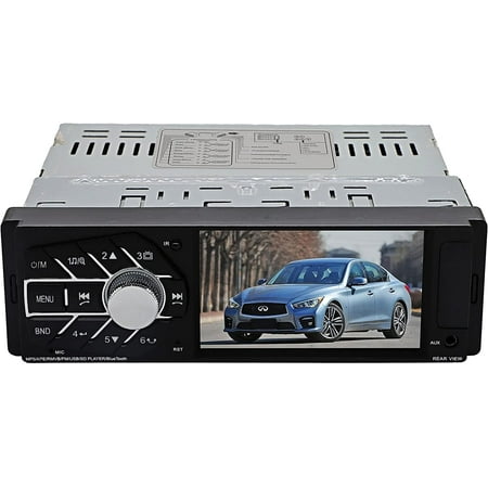 FD CAR Audio Single Din Ultra Clear Sound Quality Stereo 4.1" Car FM ...