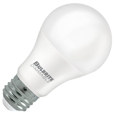 Bulbrite A19 LED 9W (60W Equivalent) Warm White Frosted LED Light Bulb, Energy Saving - Walmart.com
