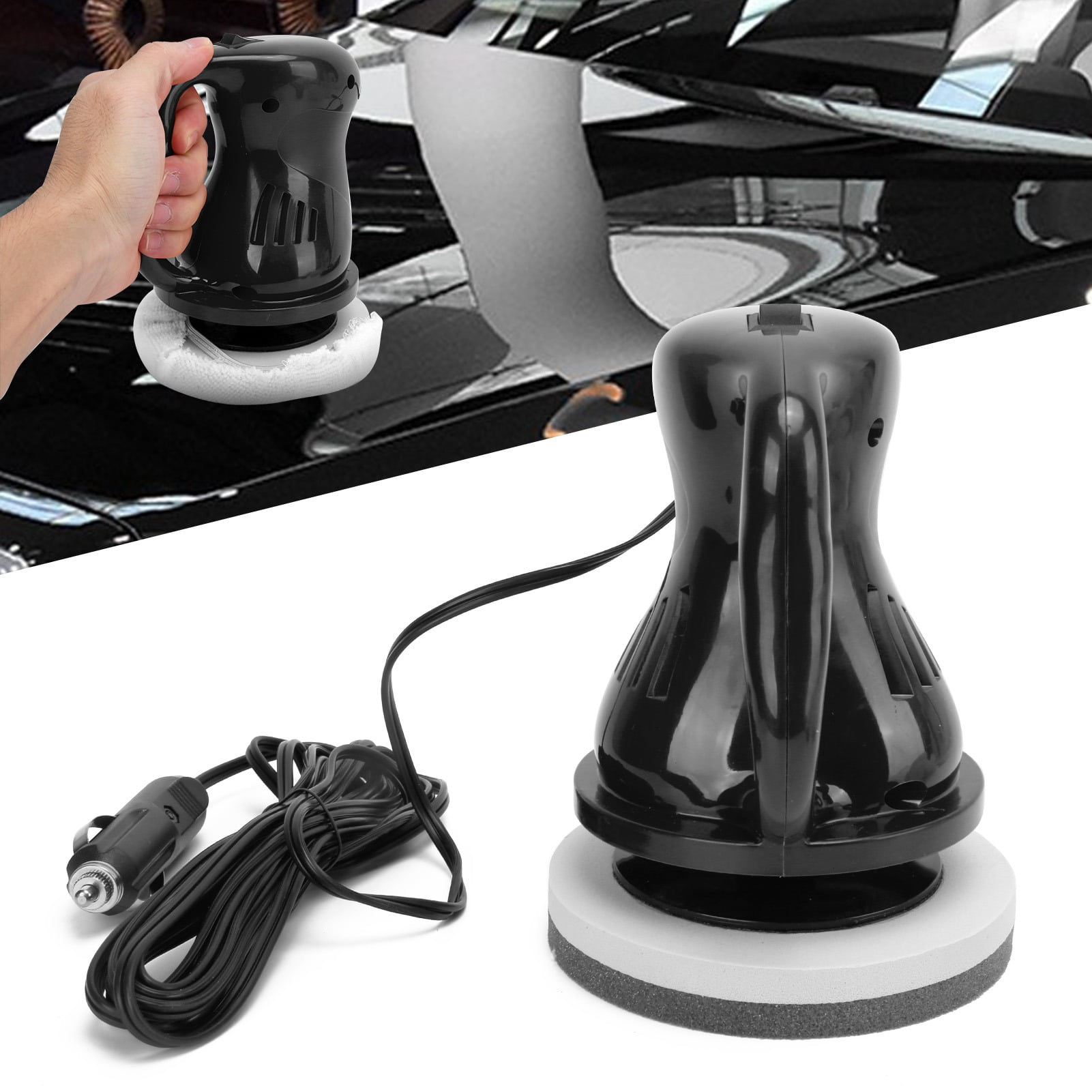 Juego de máquina Herramienta para Pulir Y Encerar El coche ANGGREK 12V 40W | Walmart en línea