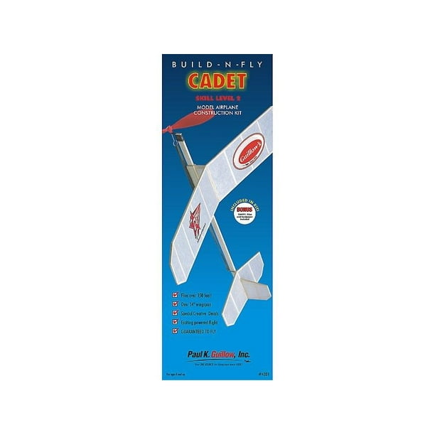 Guillow's Cadet Build-N-Fly Balsa Wood Model Airplane Construction Kit ... Guillow's Cadet Build-N-Fly Balsa Wood Model Airplane Construction Kit ...