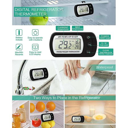 Mini Digital Electronic Fridge Frost Freezer Room Lcd Refrigerator ...