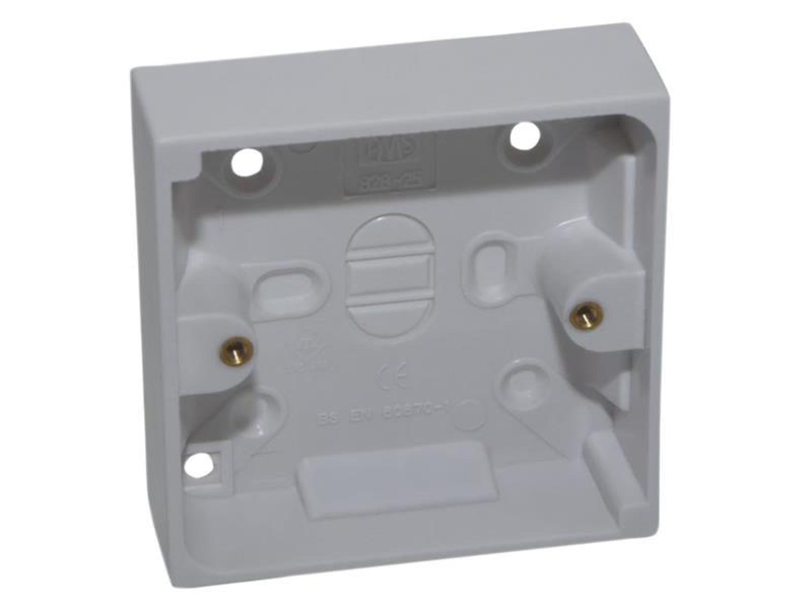 SMJ - Pattress Box Single 19mm Trade Pack - Walmart.com