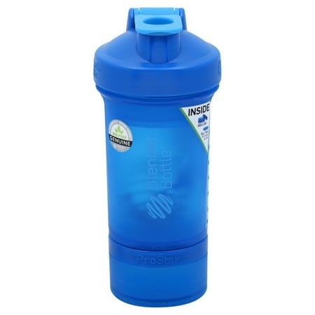 BlenderBottle Shaker Bottle with Pill Organizer and Storage for Protein ...