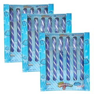 Blue Raspberry Candy Canes