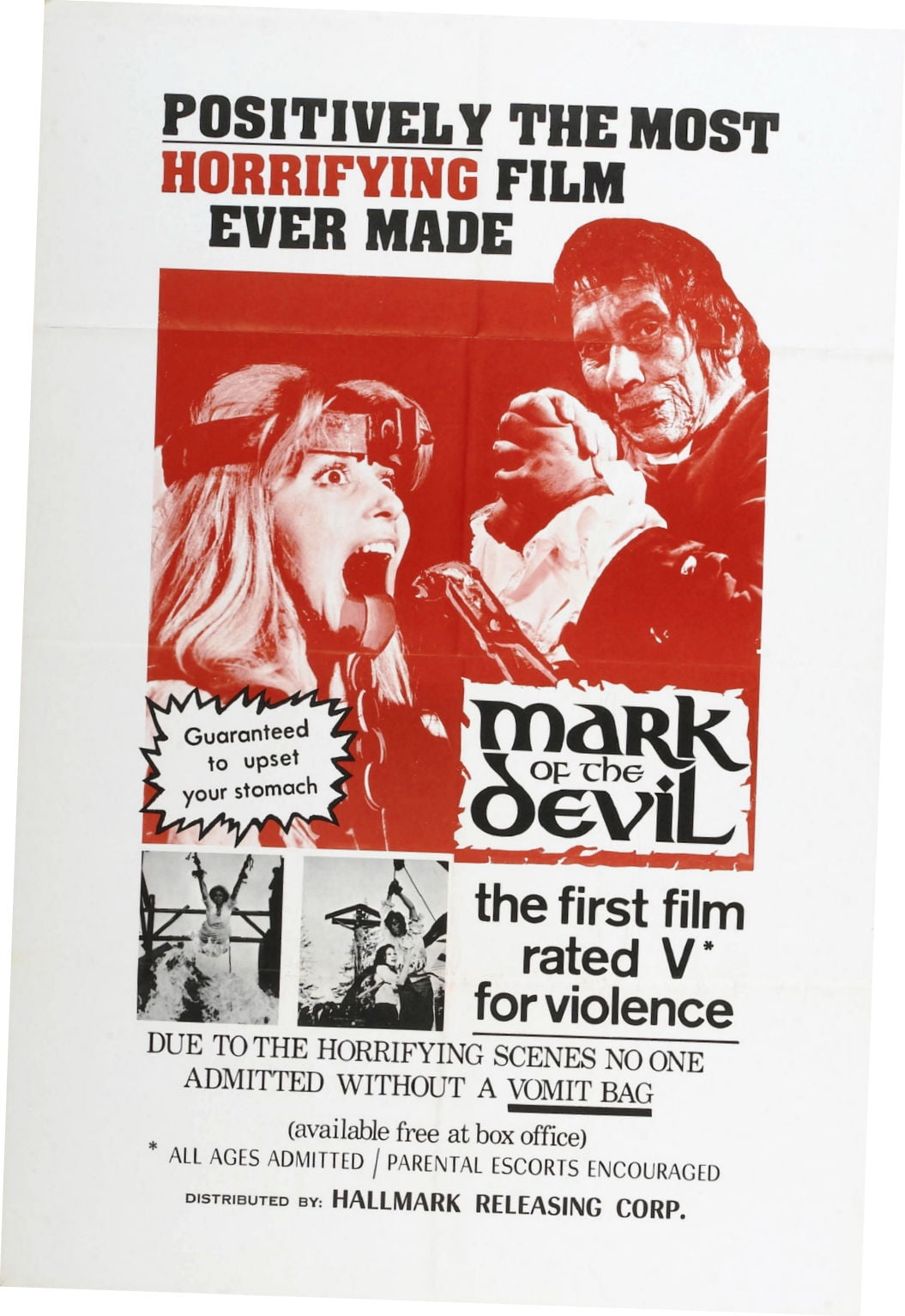 Mark Of The Devil Movie poster 12x16 Print on Metal Sign 12in x 16in ...