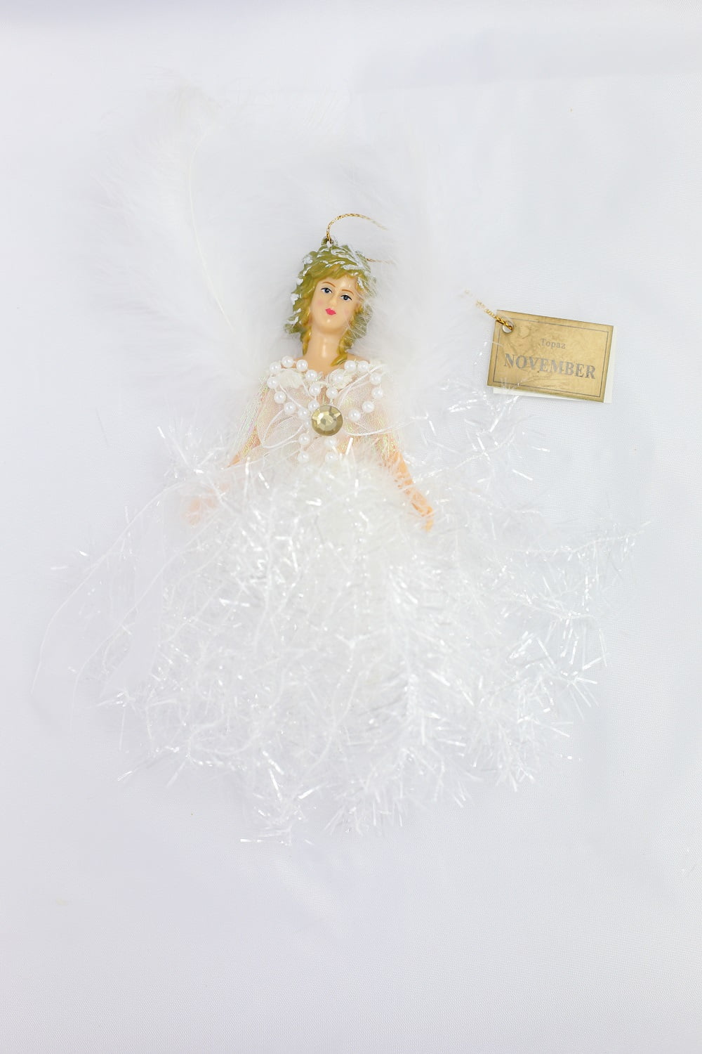 November Topaz Birthstone Angel Hanging Ornament - Walmart.com