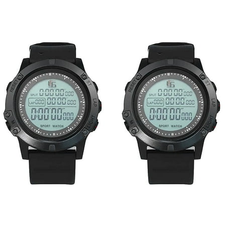 2X Stopwatch Digital Soccer Stop Watch Timer for Coaches 100 Lap Memory ...