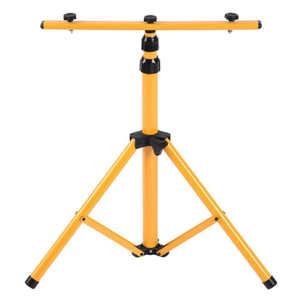 HERCHR Tripod Light Stand, Telescopic Twin Head Tripod Stand for LED ...