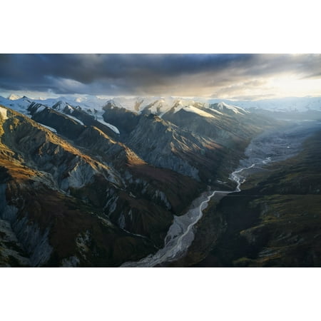 Glaciers and mountains of Kluane National Park and Reserve, near Haines ...