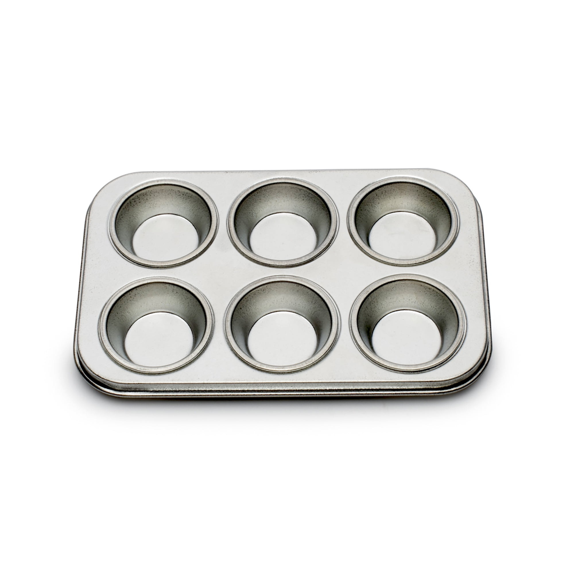Fox Run Stainless Steel Micro Muffin Pan 6 Cup, 4 x 6 x 0.5" - Walmart.com