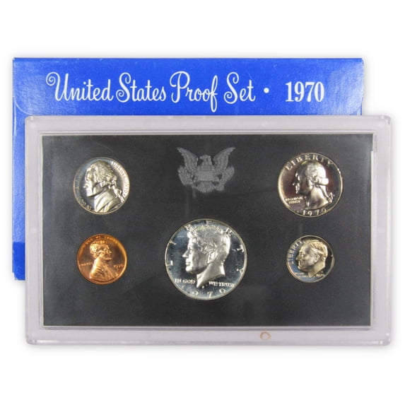 1970 Clad Proof Set U.S. Mint Original Government Packaging OGP ...