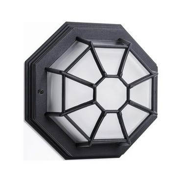 LEONLITE 10W LED Bulkhead Light, 12 Inch Marine Oval Outdoor Wall ...