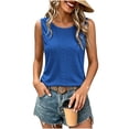 AGWOLF Womens Sleeveless Tank Tops V Neck Twist Knot Boho Tanks Crochet ...