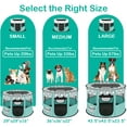 Petimi Portable Pet Playpen - Foldable, Indoor/Outdoor, Green, Small ...
