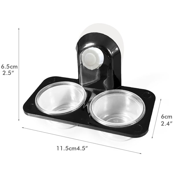 Reptile Food Bowl Insect Breeding Container Wall Hanging Water ...