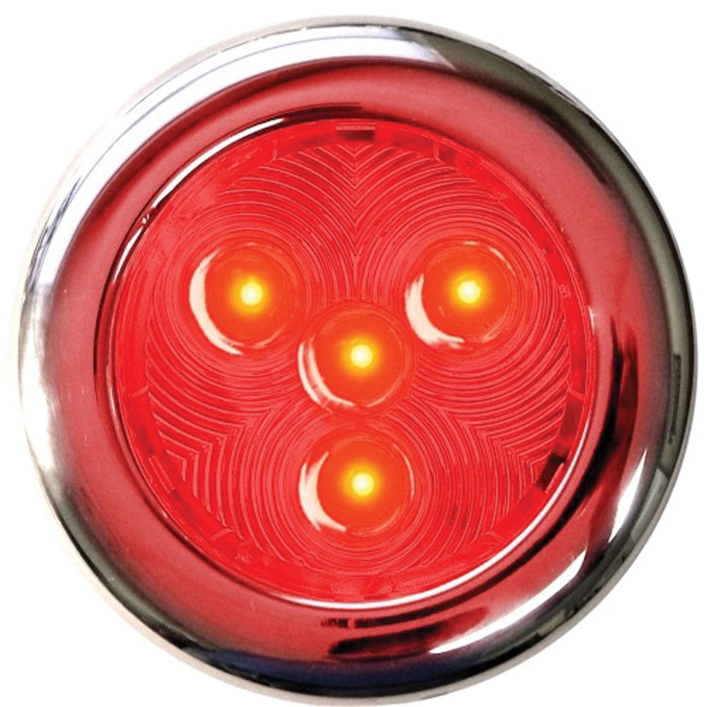 T-H Marine LED-51897-DP Stainless LED Puck Light, 3" - Red - Walmart.com