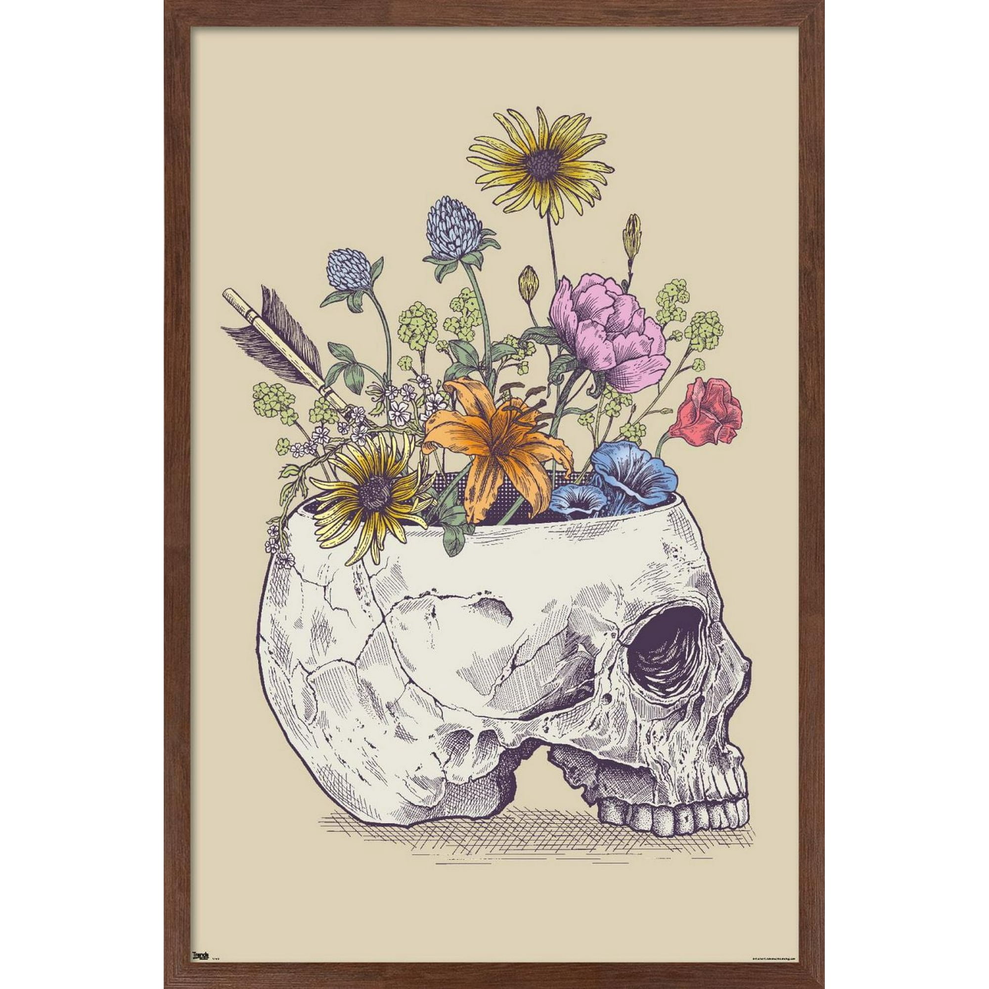 Click here for Trends International Rachel Caldwell - Flower Skul... prices