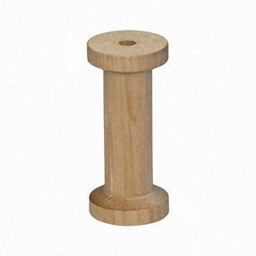 Bright Creations 50 Pack Empty Wooden Thread Spools for DIY Arts and ...