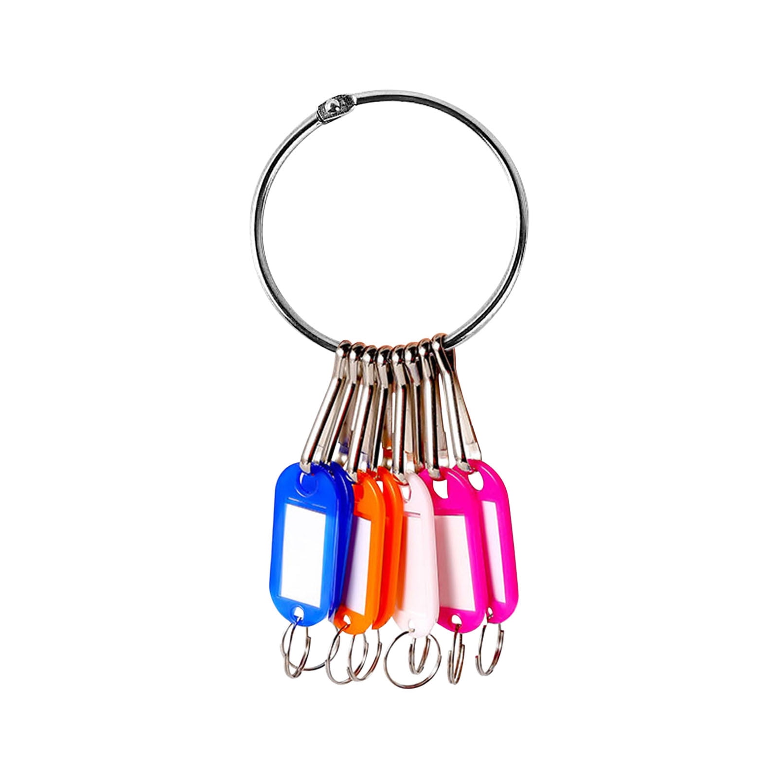 Rbaofujie Portable Key Organizer Keychain Key Tray Key Ring Assortment Metal Key Ring Key Organizer Ring Key Tag Key Organizer Keychain