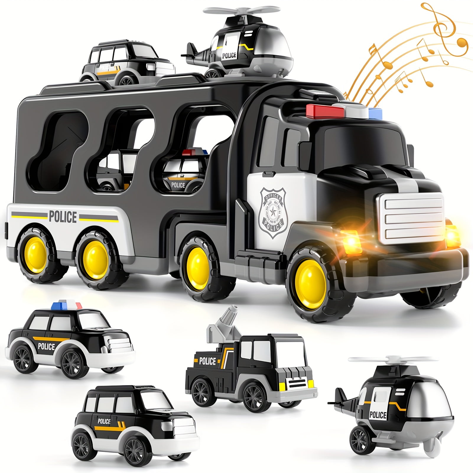 Click here for Lngoor 5-In-1 Police Cars Toddler Toys - Musical I... prices