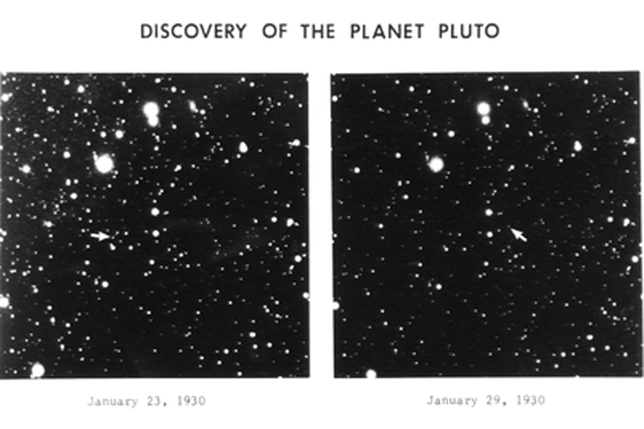 24x36 gallery poster, Pluto discovery photographs - Walmart.com