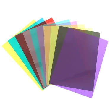 Hieromout 6pcs Light Filters Sheet Light Diffuser Film Light Gels Color ...