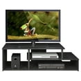 Furinno Econ Simple Small Space TV Stand for Bedroom, Low-Rise, Black ...