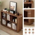 5 Tiers Rotating Bookshelf, Corner Bookcase, 360 Display Wood Spinning ...